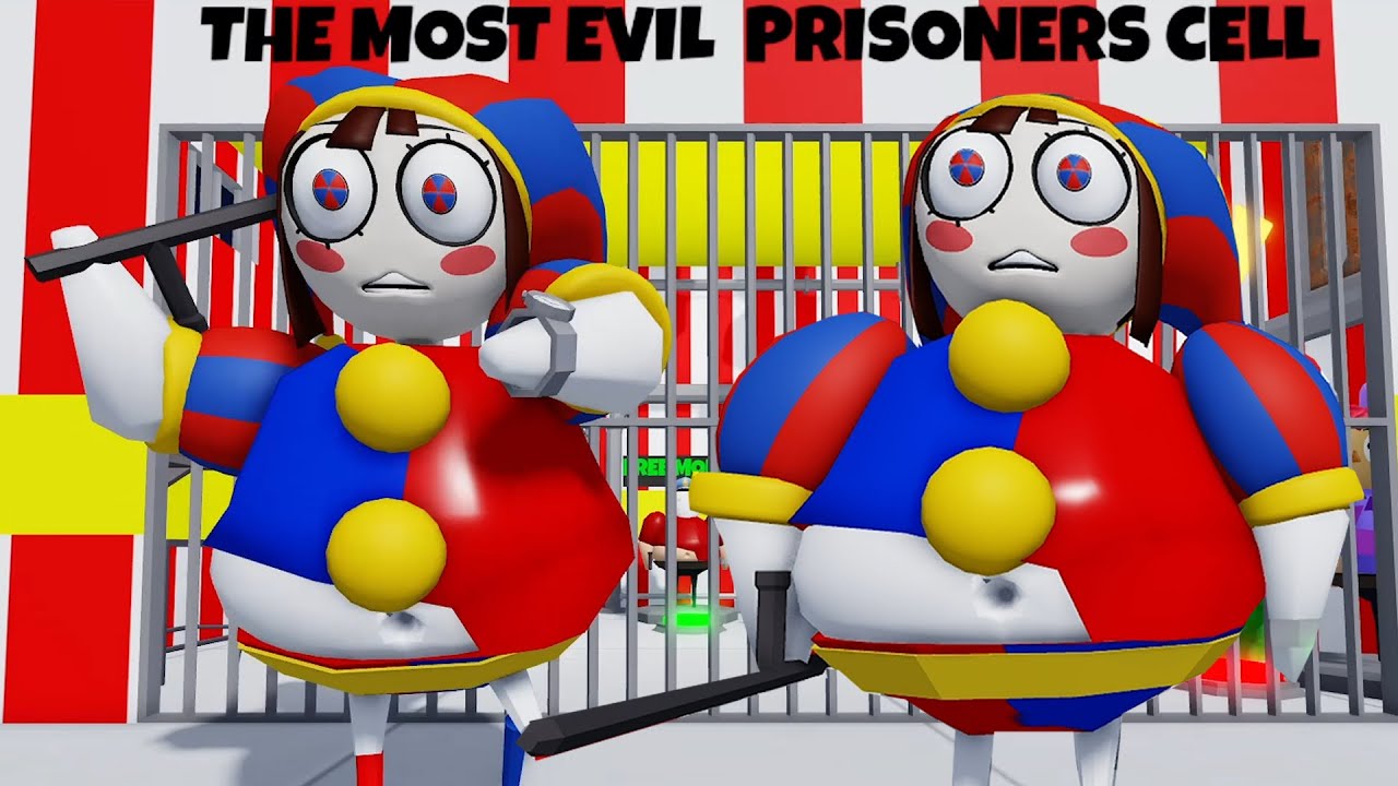 POMNI - THE AMAZING DIGITAL CIRCUS BARRY'S PRISON RUN Obby in Roblox ...