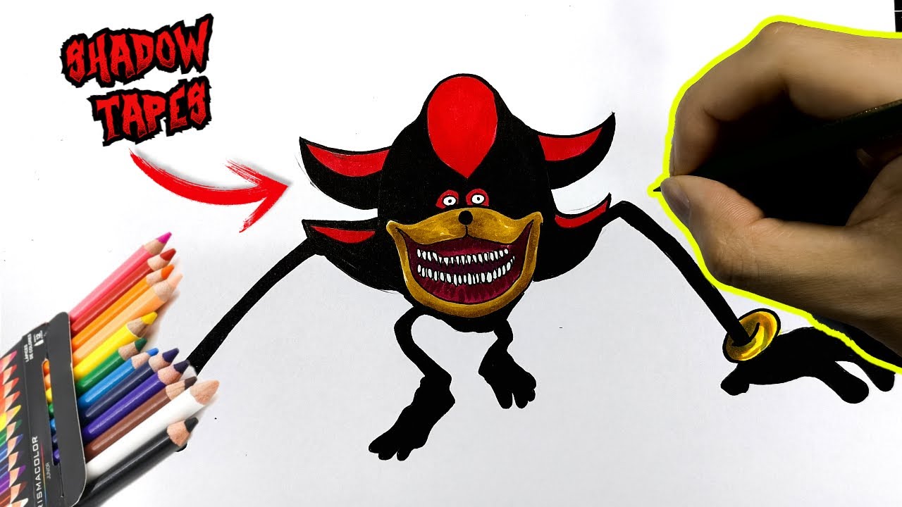 Como Dibujar A The Shadow Tapes Fácil Paso A Paso How To Draw Shin Shadow From Chaos Shadow