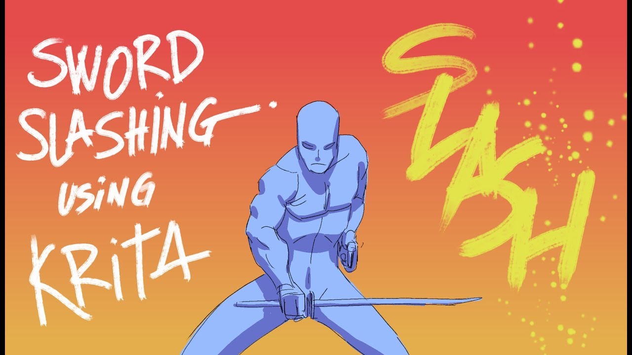 Daily Doodle - Sword Slashing in Krita - YouTube