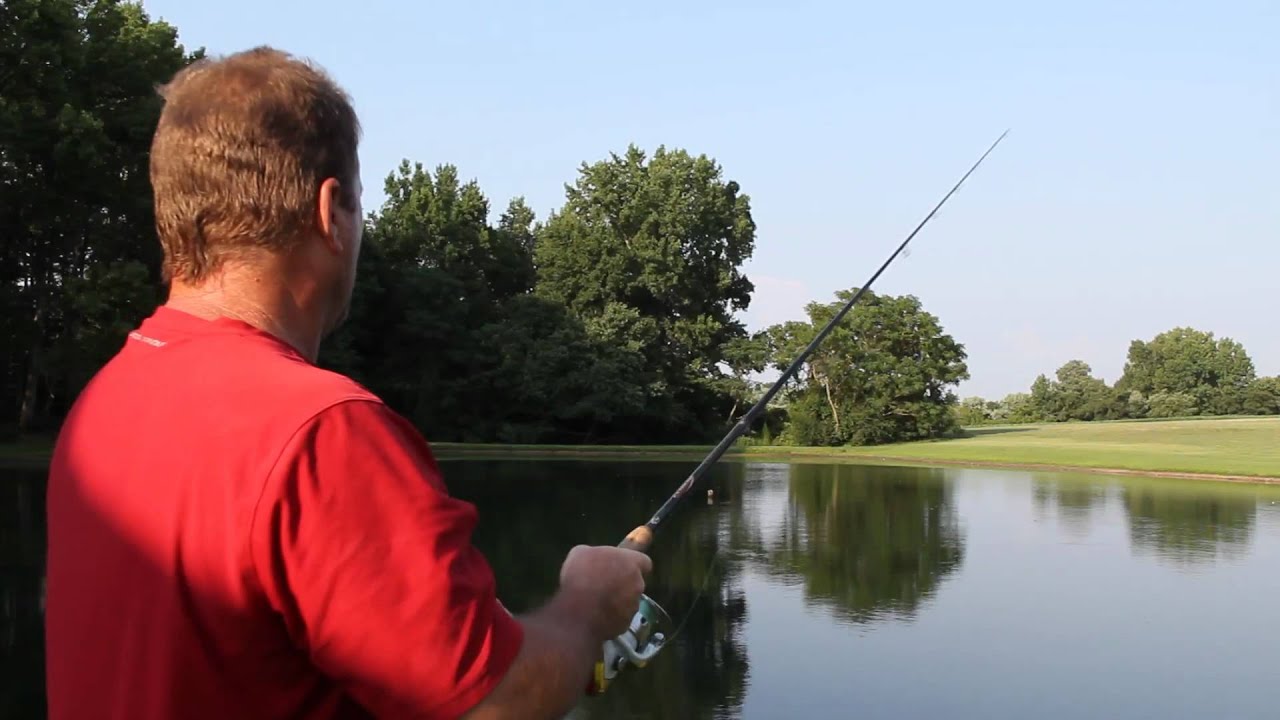Bass Fishing In My Country Pond. Part 2 - YouTube