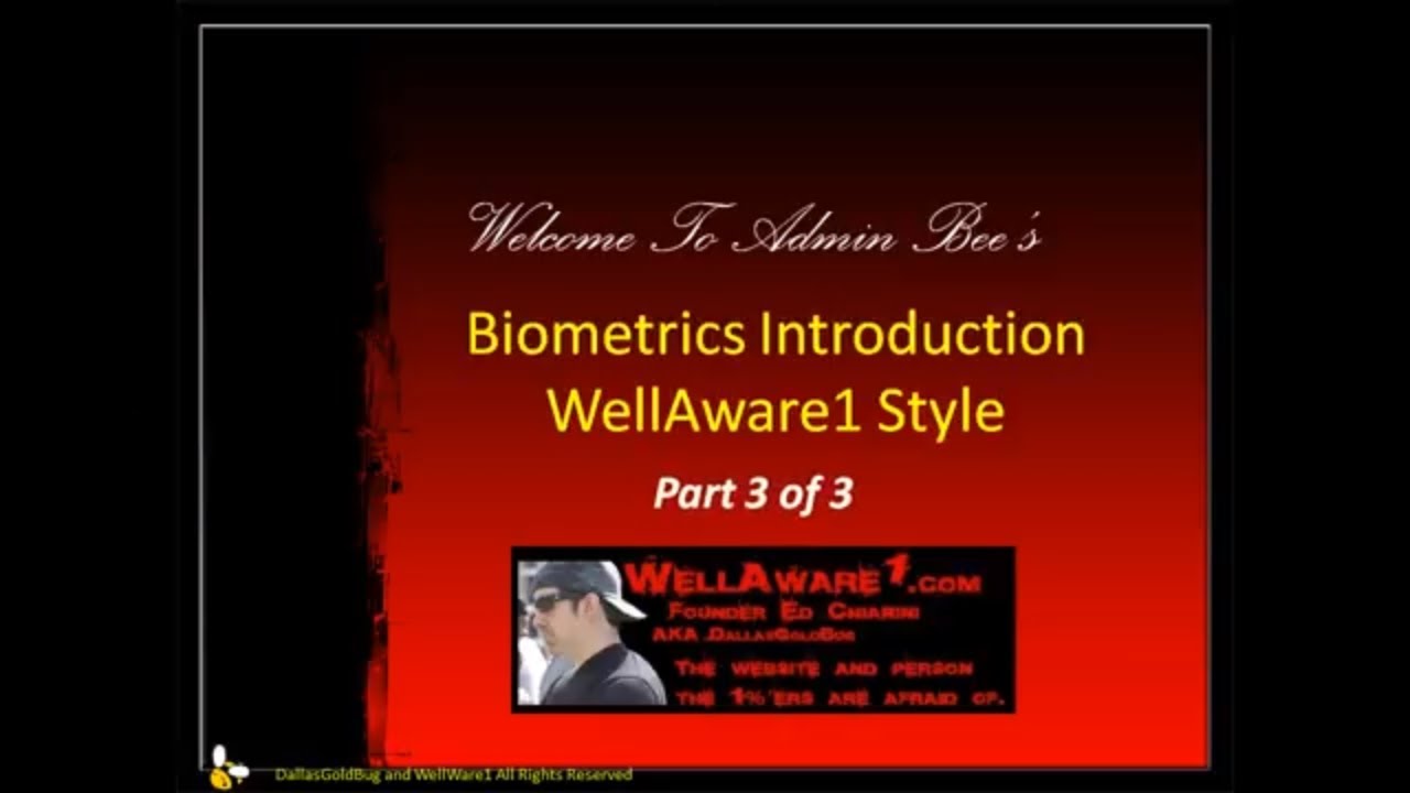 DallasGoldBug Biometrics Introduction 3 of 3 - YouTube