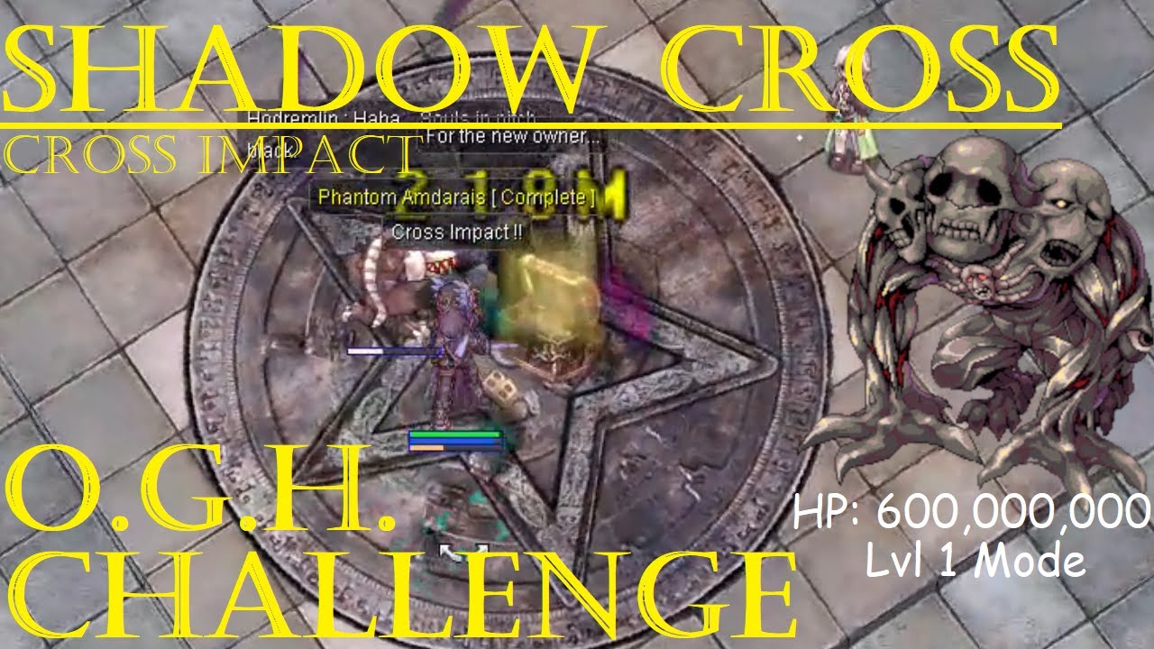 [iRO Chaos] Solo Cross Impact Shadow Cross vs Old Glast Heim Challenge ...