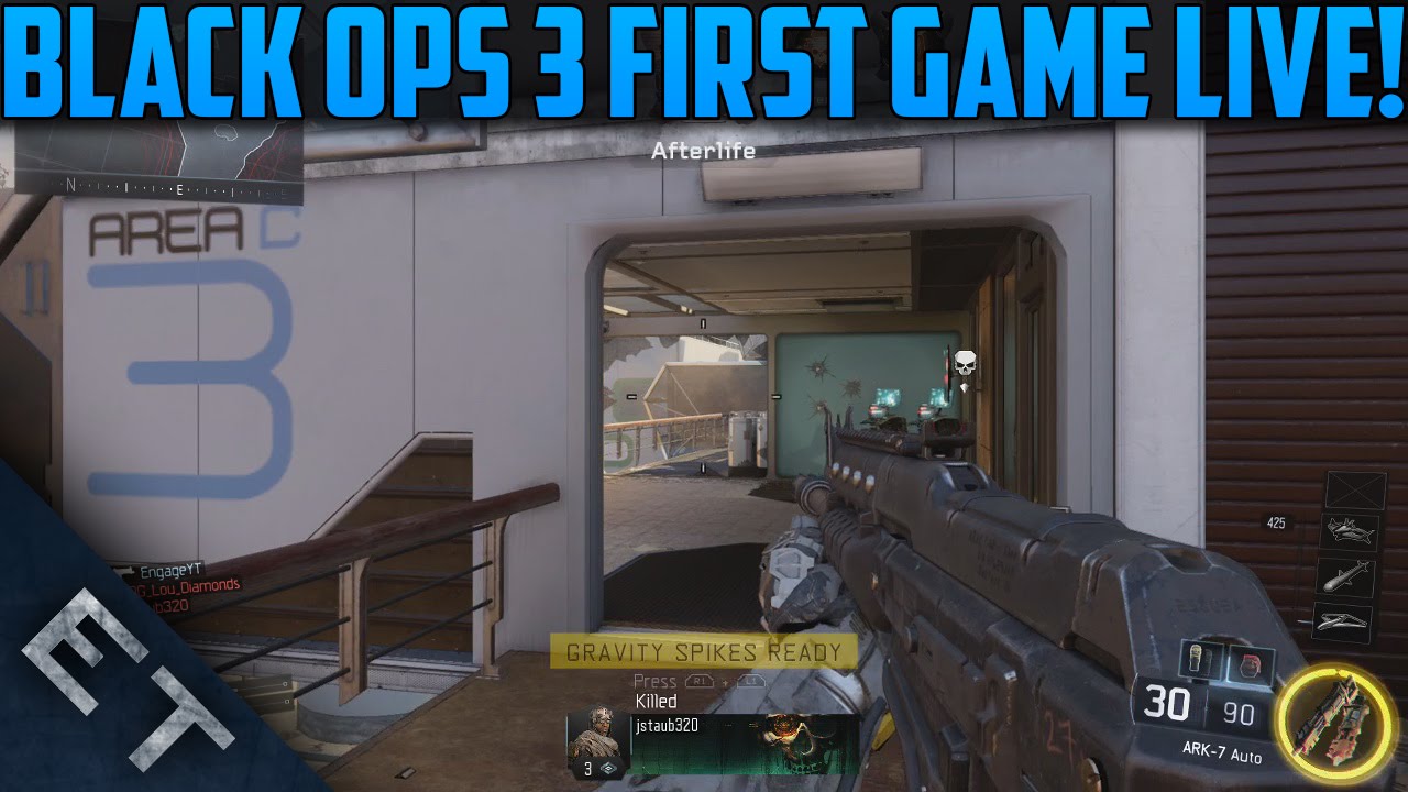 Black Ops 3 - First Game Live! (Bo3 TDM Gameplay w/ARK-7 Assault Rifle ...