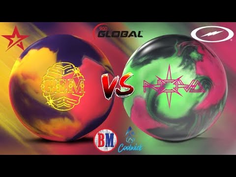 Roto Grip Gem vs Storm Nova! Great Asymmetrical One Two Punch At The ...