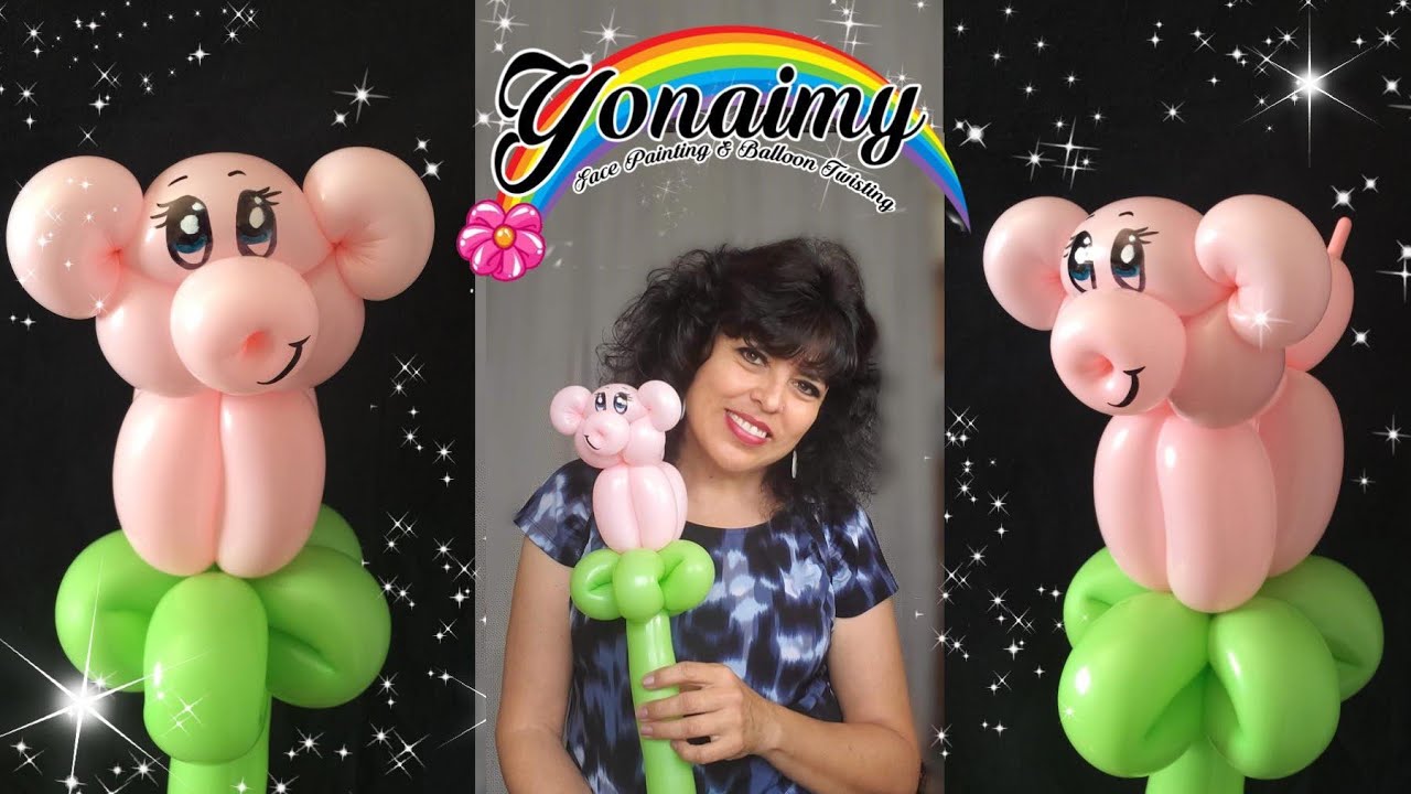 🐷 COMO HACER UN CERDITO 🐷 CON UN GLOBOS 260.- HOW TO MAKE A PIG BALLOON ...