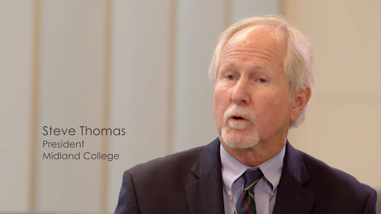 Dr. Steve Thomas, President of Midland College on the TRE - YouTube
