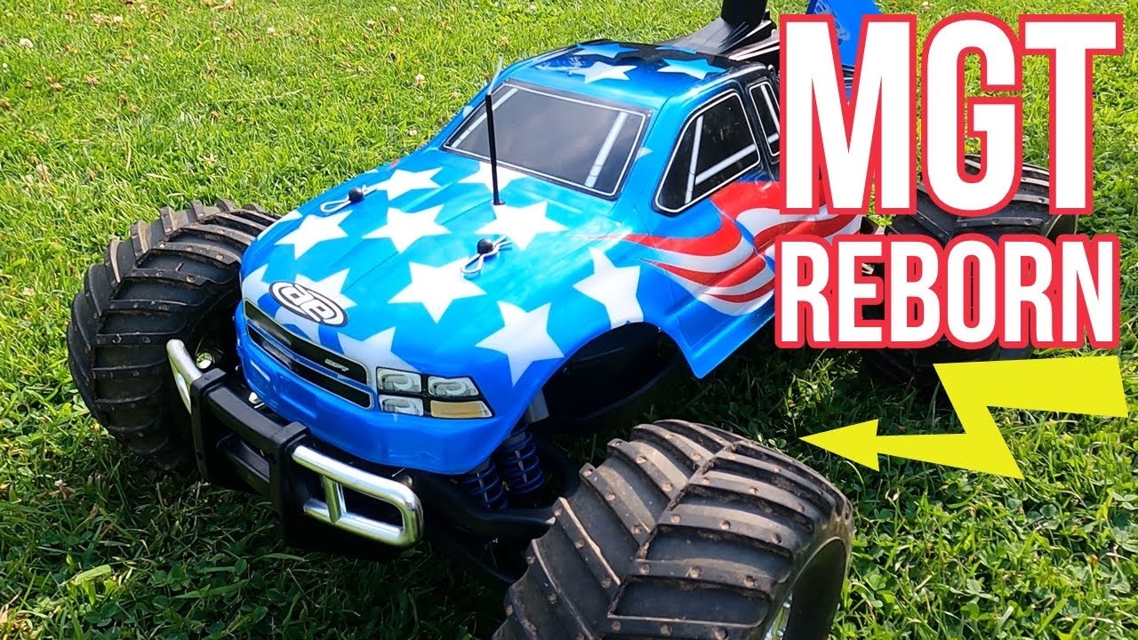 Team Associated MGT Brushless Conversion. - YouTube
