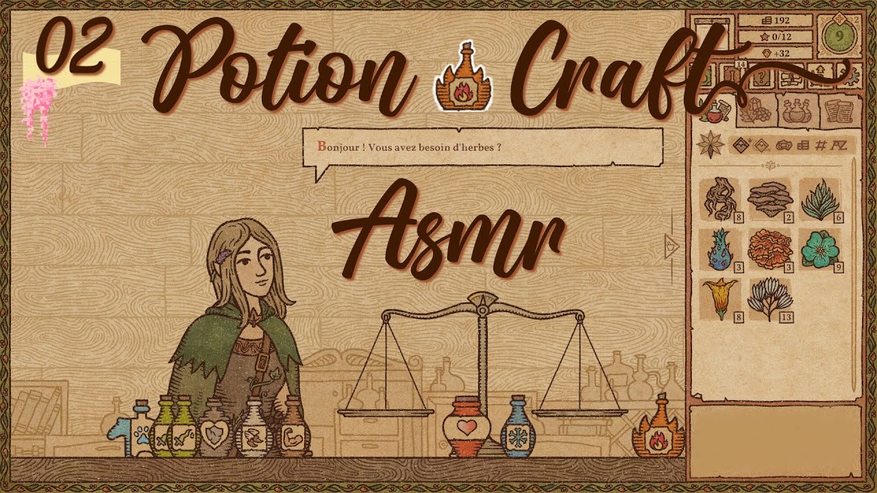 ASMR FR 🎮 Potion Craft - De nouvelles Potions ! ⚗️🔥 - Ep 02 - YouTube