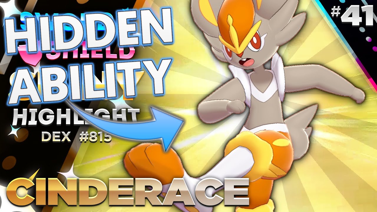 1ST TRY LIBERO! Hidden Ability Shiny Cinderace! | Sword and Shield ...