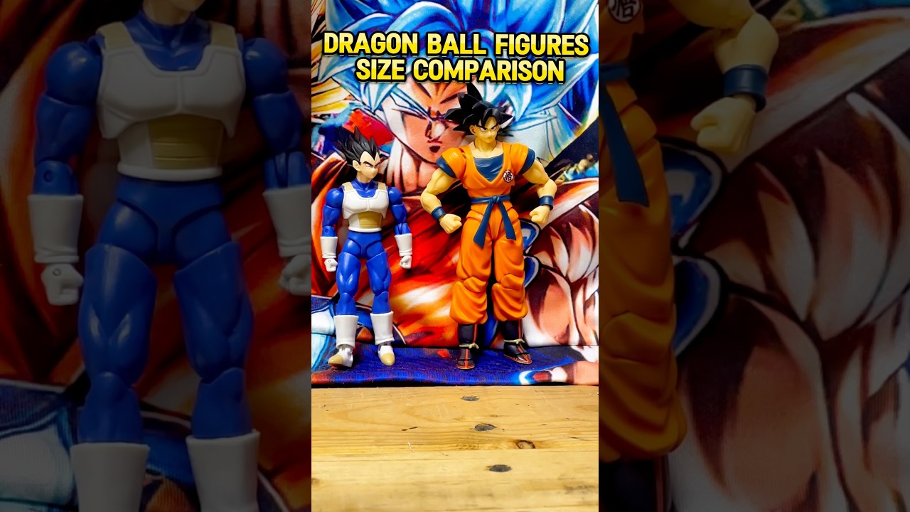 Dragon Ball Figures Size Comparison #shfiguarts #dragonball #comparison ...