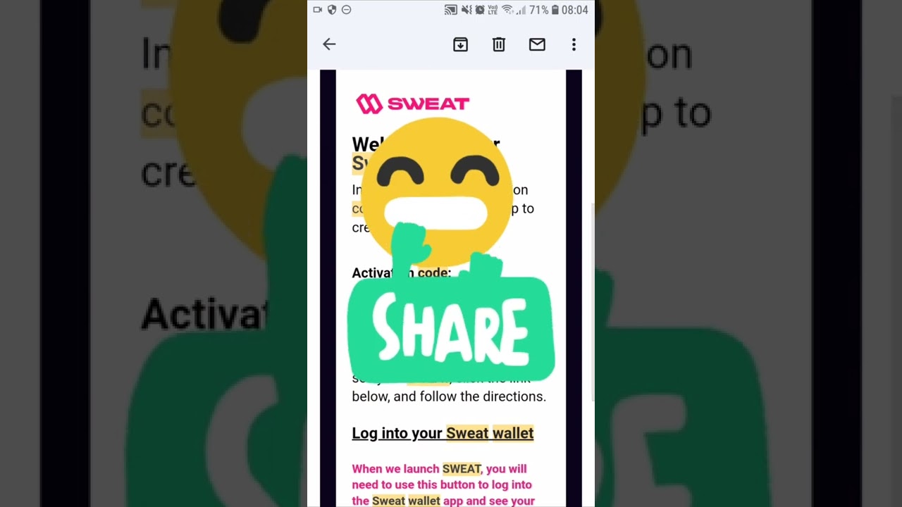 Como fazer login na Sweat WALLET fácil rápido funciona mesmo - YouTube