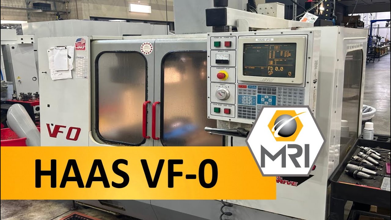 1999 HAAS VF-0 CNC VERTICAL MACHINING CENTER - YouTube