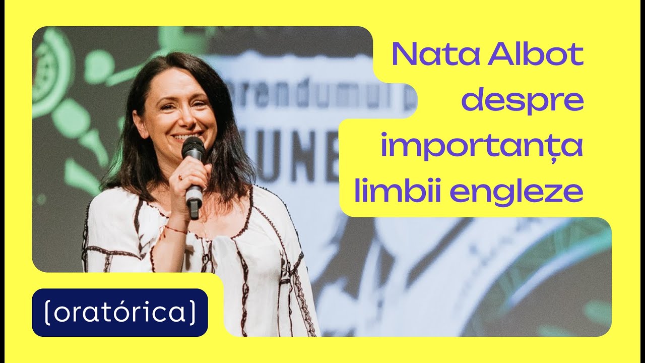 Nata Albot despre importanța studierii limbiii Engleze - YouTube