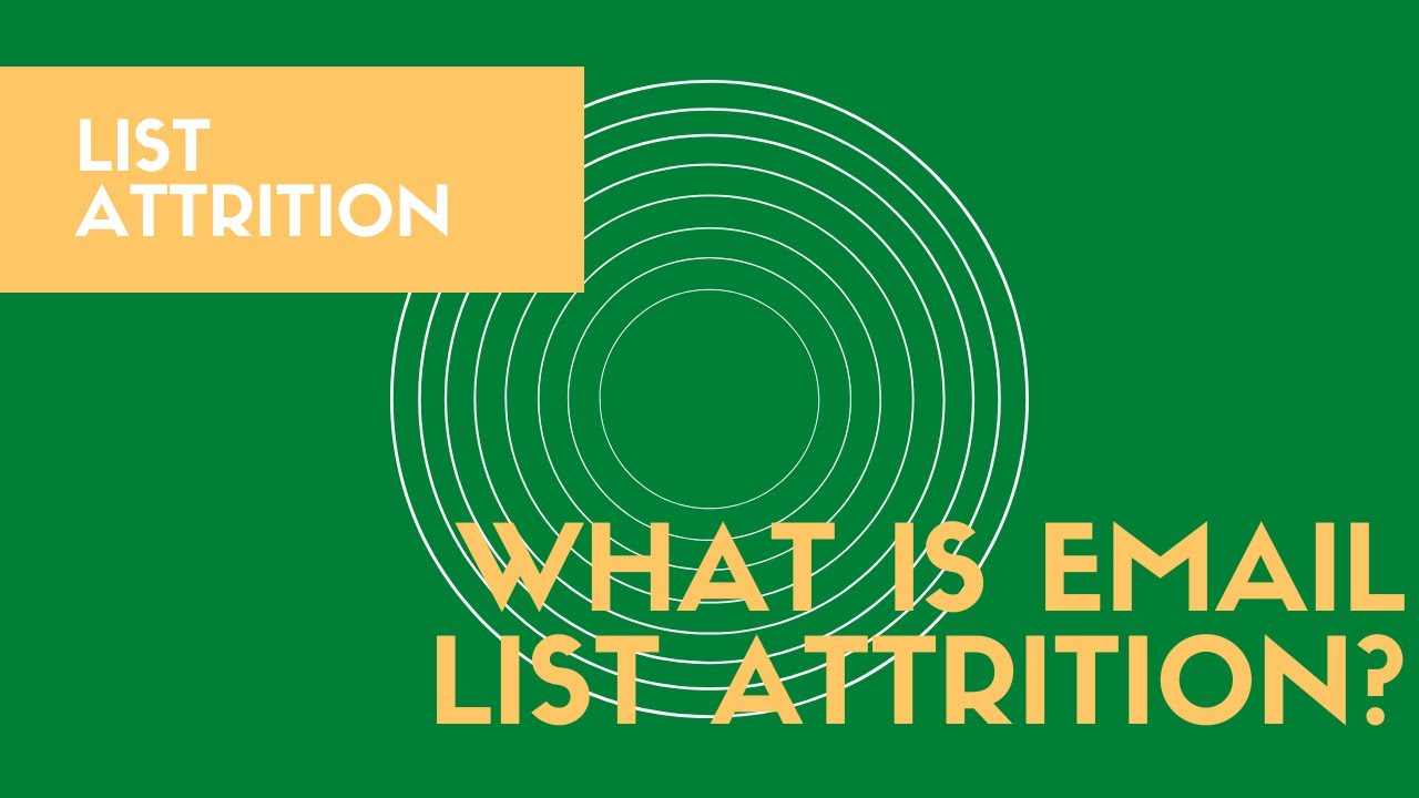 What is Email List Attrition? - YouTube