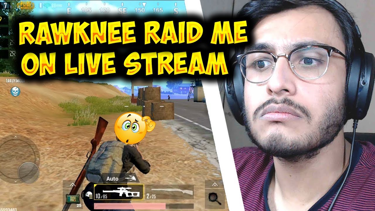 Rawknee Raid Tezarock Gaming On PUBG MOBILE Live Stream || The RawKnee ...