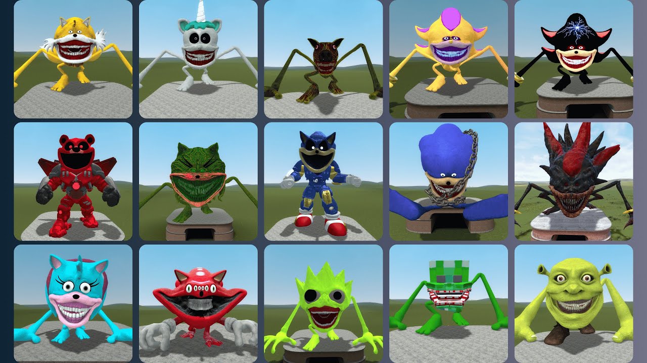 ALL SONIC FORCES CHARACTERS AMY,SHADOWSO,POMNI PLUSH,POPPY 3 DEMON ...