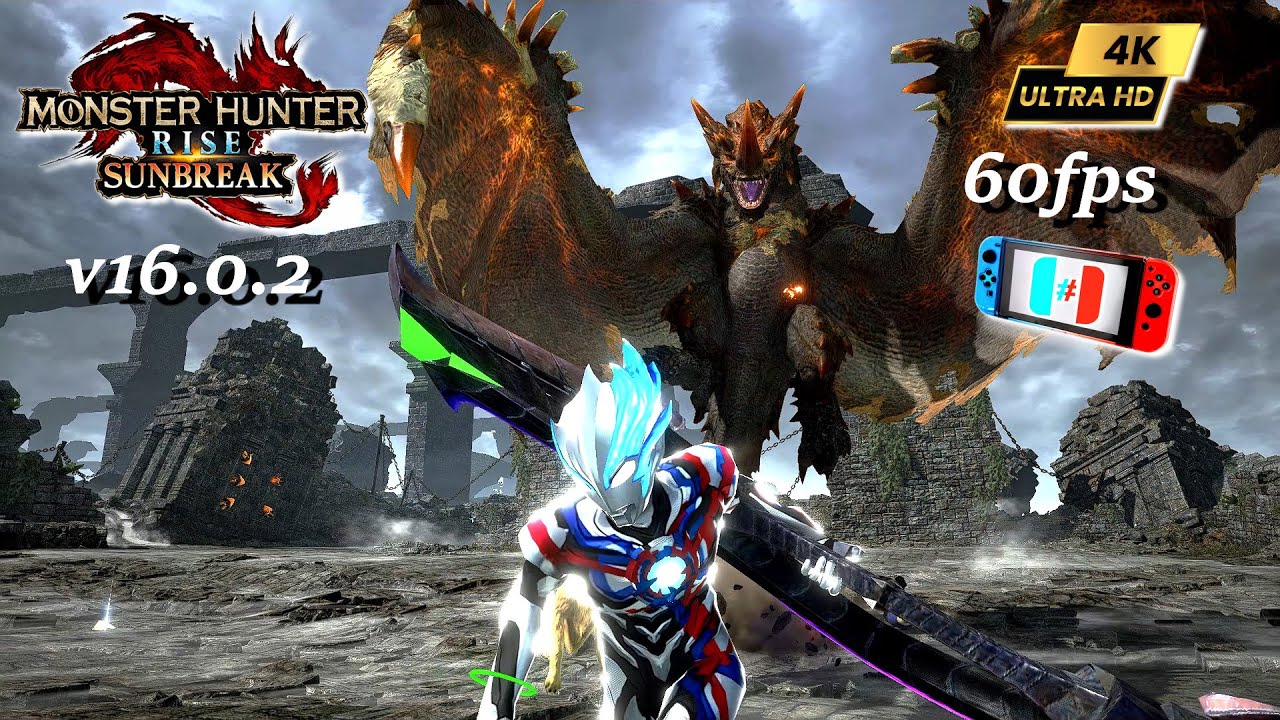 Monster Hunter Rise:Sunbreak v16.0.2~ Graphics Mod 4K 60FPS l Ryujinx 1 ...