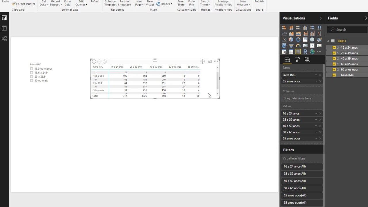 New Matrix Visual Auto resizing even with option off - YouTube