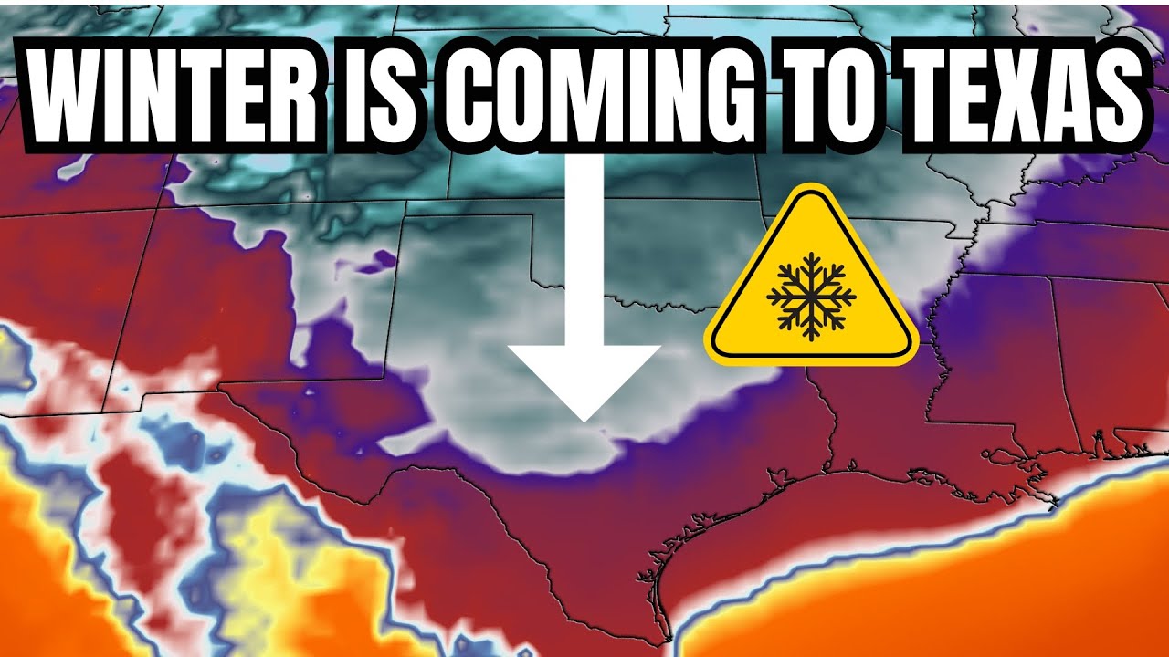 Frigid Cold Heading to Texas; Bit of Snow & Ice Too - YouTube