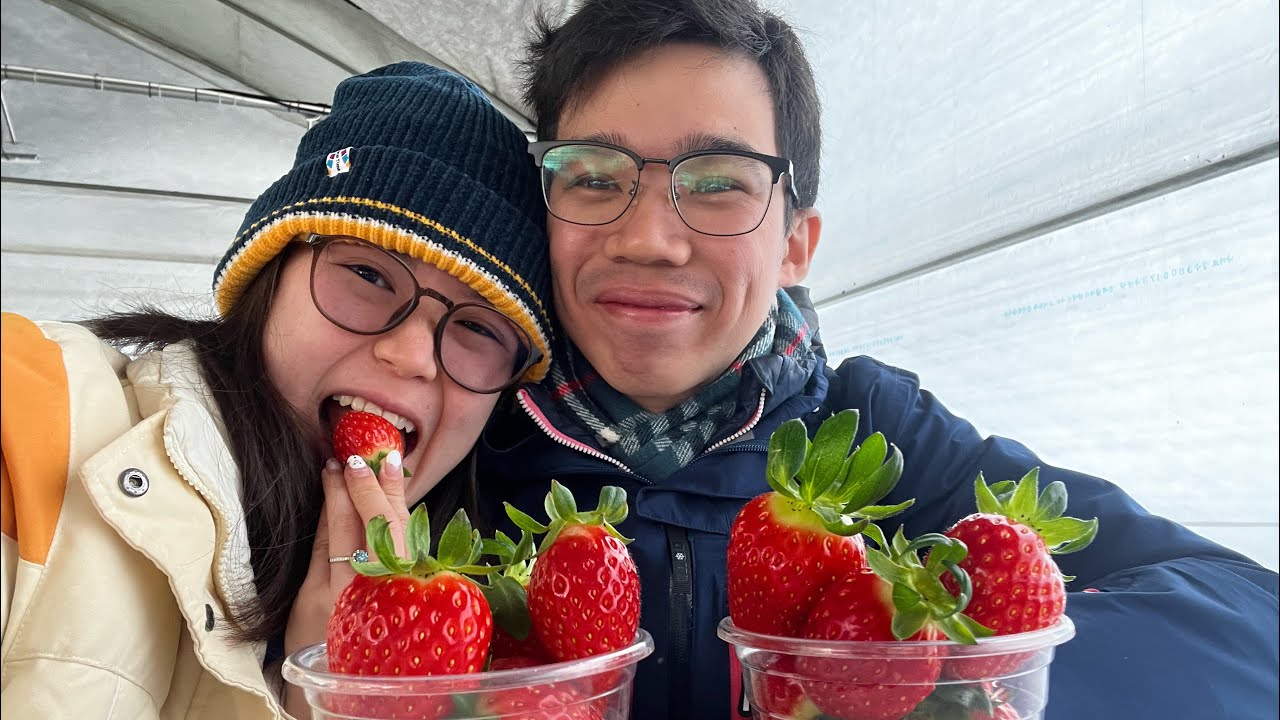 Seoul day 8 snowboard + strawberry picking - YouTube