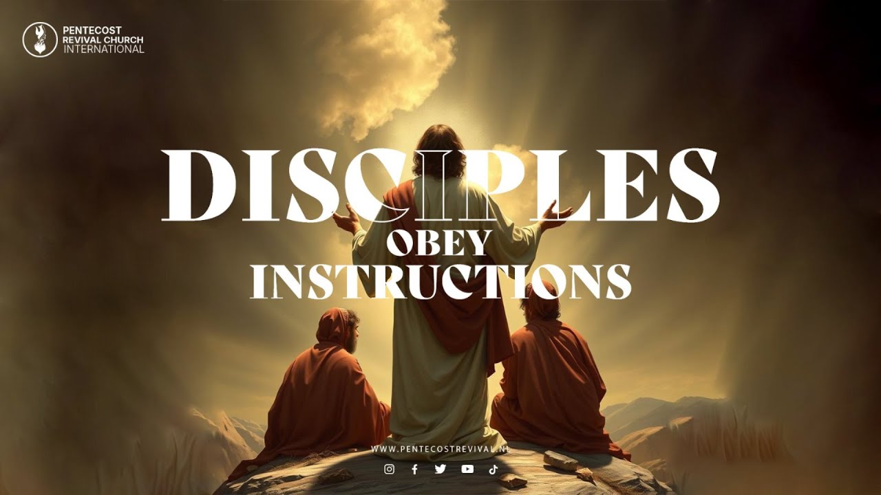 Disciples Obey Instructions | Pastor Emmanuel Waterberg - YouTube