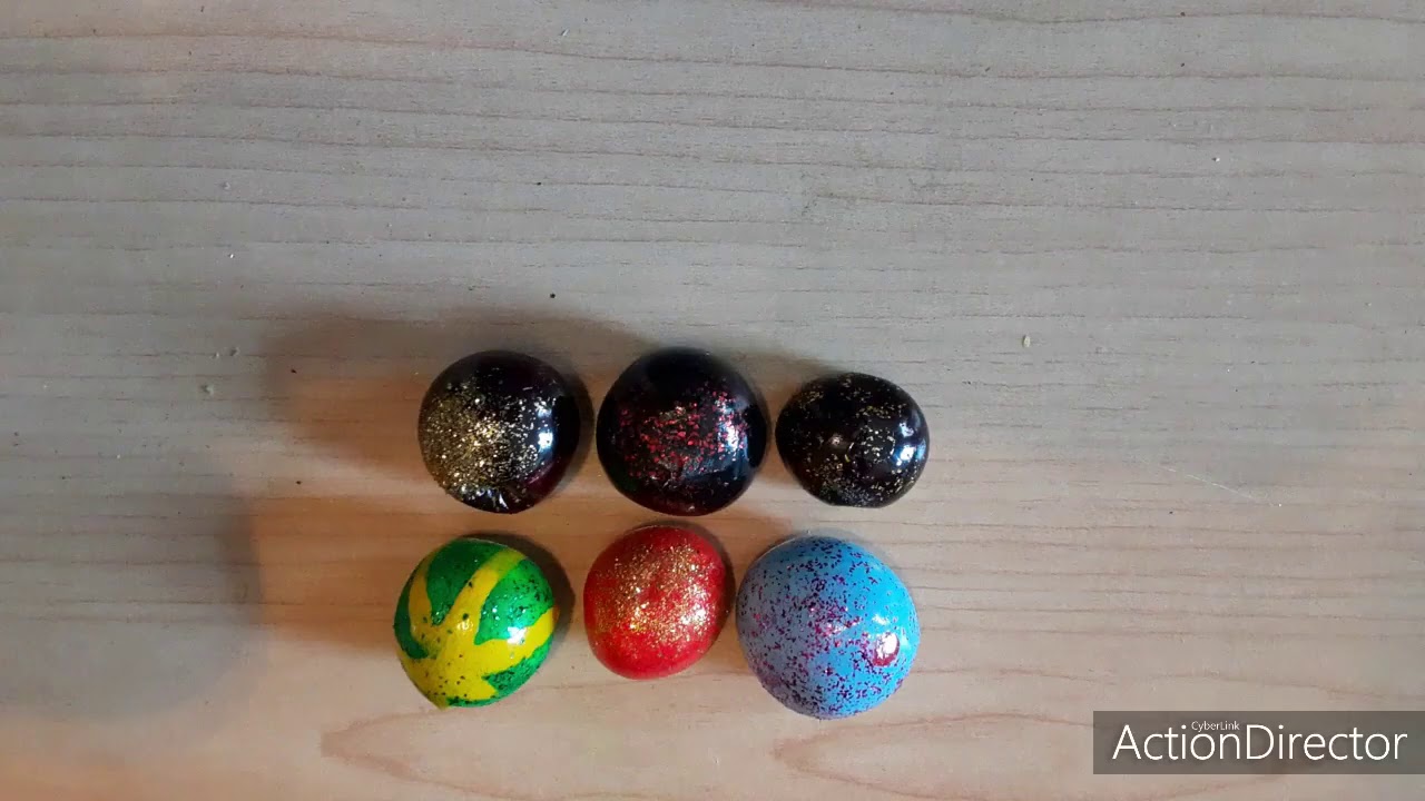 Clay ball crunching ASMR super satisfying, no talking - YouTube