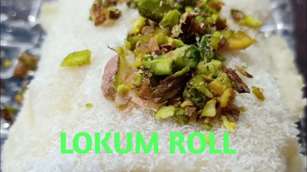 Lokum Rolls - Turkish Sweet Dish /তুর্কির সুইট ডিশ - লোকুম রোল। - YouTube