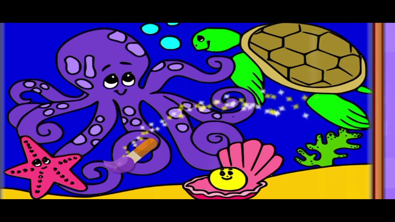 Kids coloring page | kids coloring cartoon | ZippyZooZone | How to draw ...