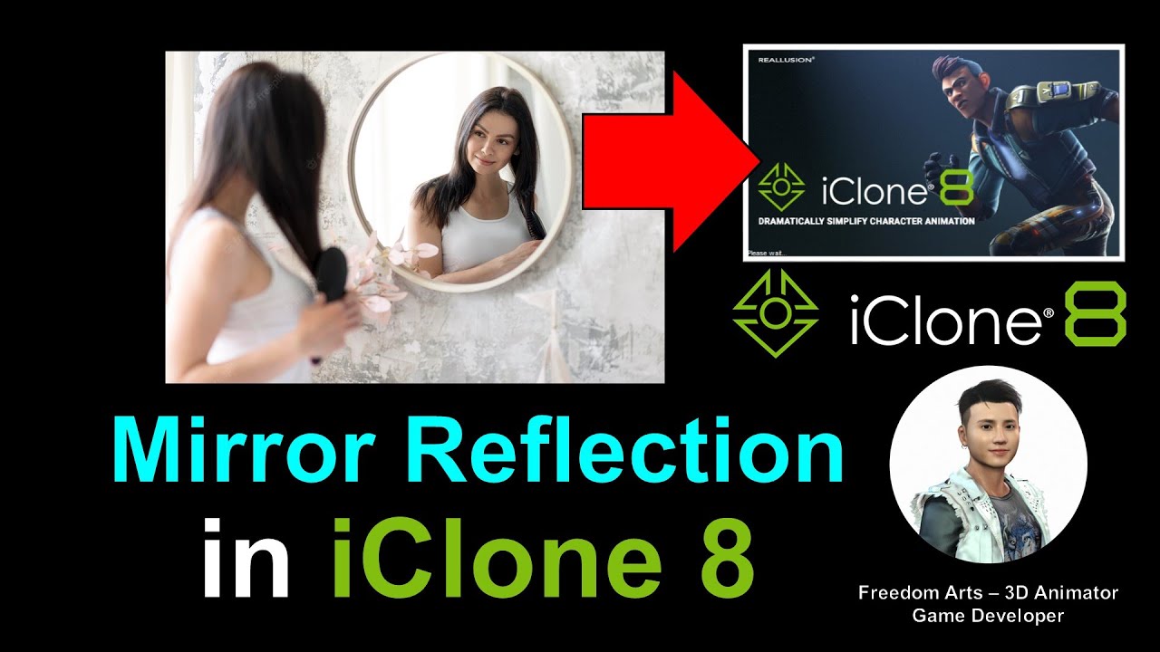 Mirror Reflection - iClone 8 Tutorial - YouTube
