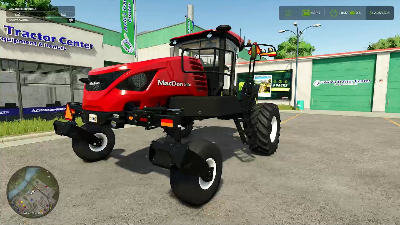 Driving The Macdon M1240 | Fs Car Reviews - YouTube