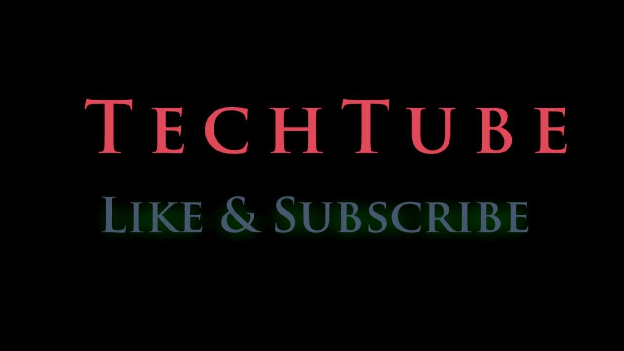TechTube Official Channel Intro Video - YouTube