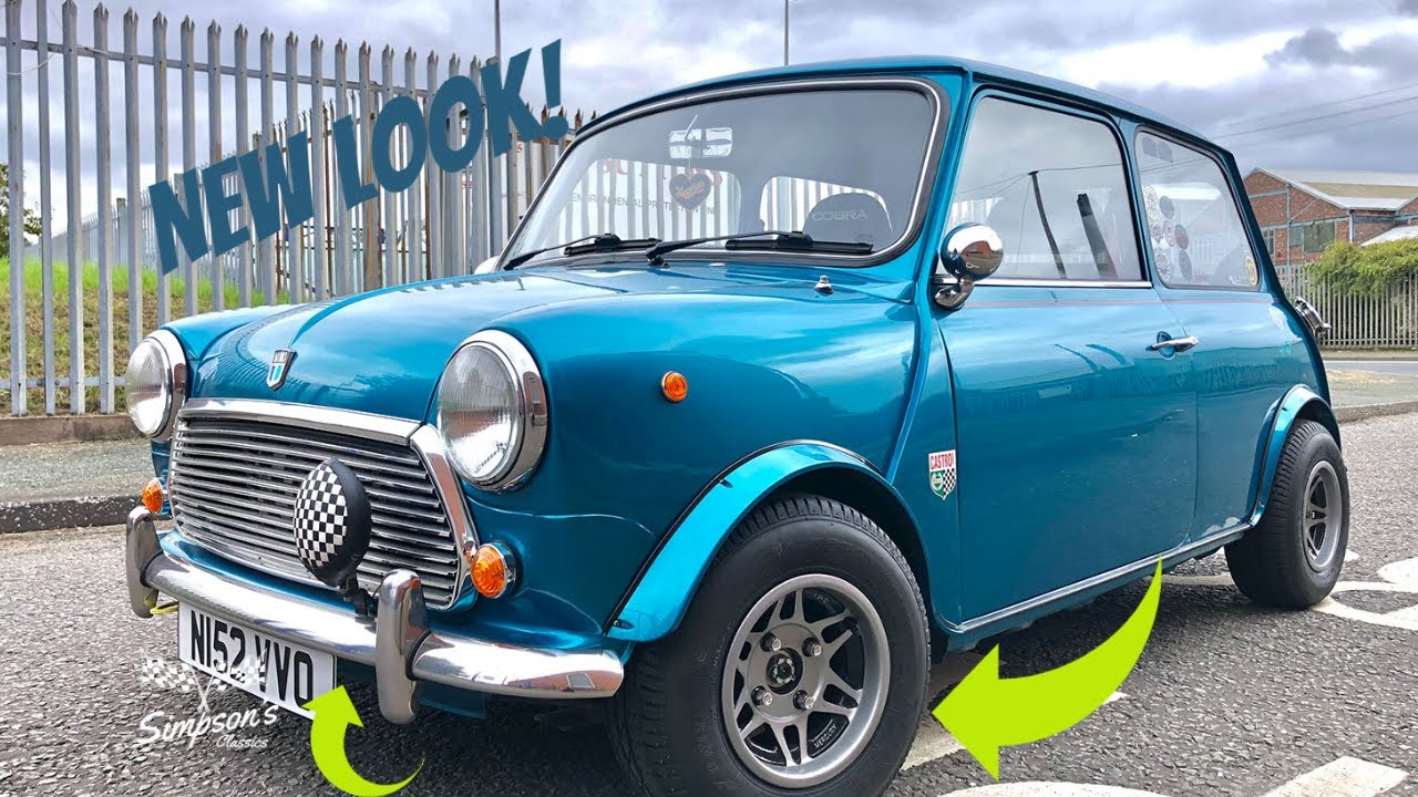 MY CLASSIC MINI SIDEWALK GETS A NEW LOOK! - YouTube