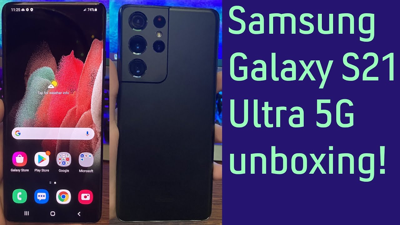Samsung Galaxy S21 Ultra 5G unboxing! - YouTube