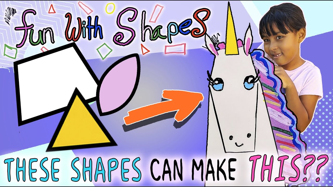 Fun With Shapes - A Trapezium, a Triangle and a Leaf! - YouTube