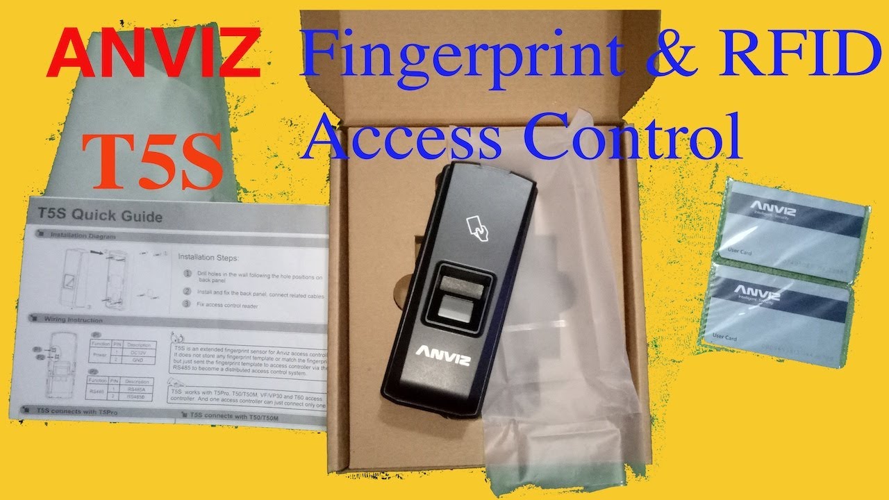 anviz t5 | attendance and access control system | biometric access ...