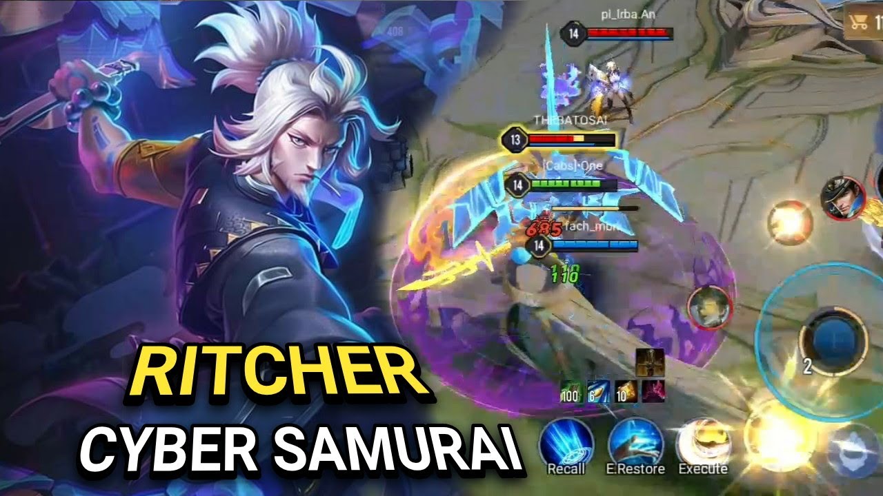 Richter Skin Susanoo Keren Banget | Arena of Valor Gameplay - YouTube