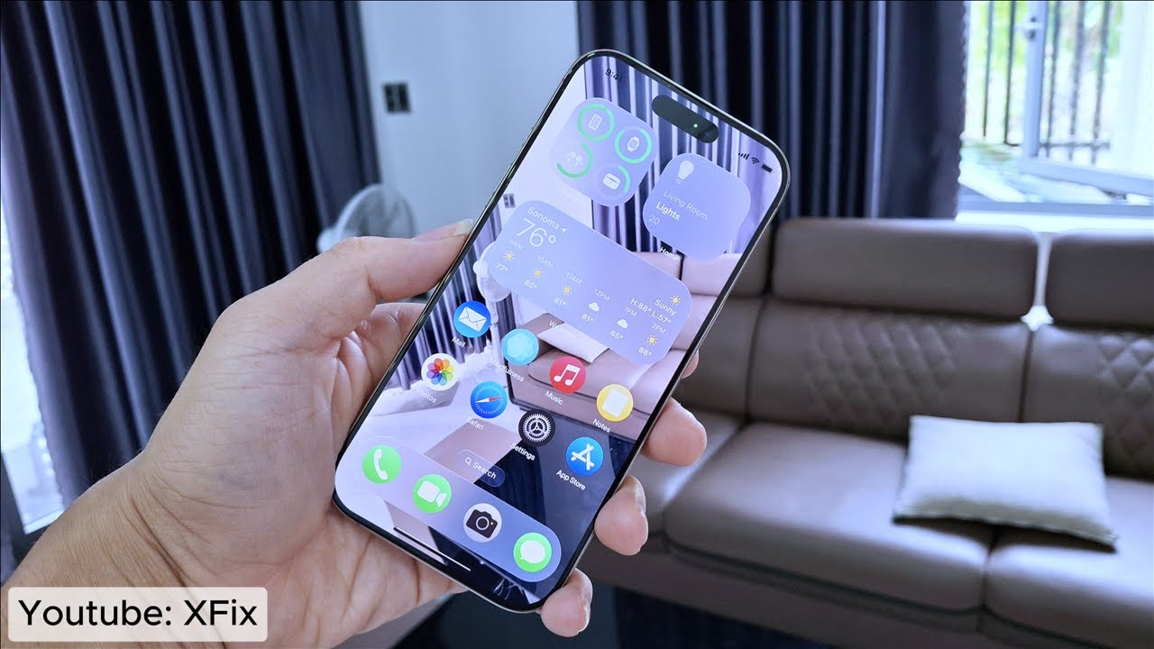 iOS 19 on Transparent iPhone Demo - YouTube