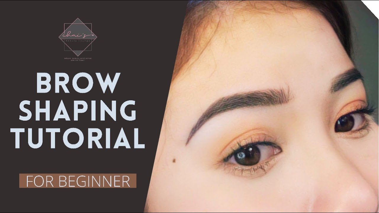 Eyebrow Shaping Tutorial for Beginners | Simple Brow Mapping #browtutorial - YouTube