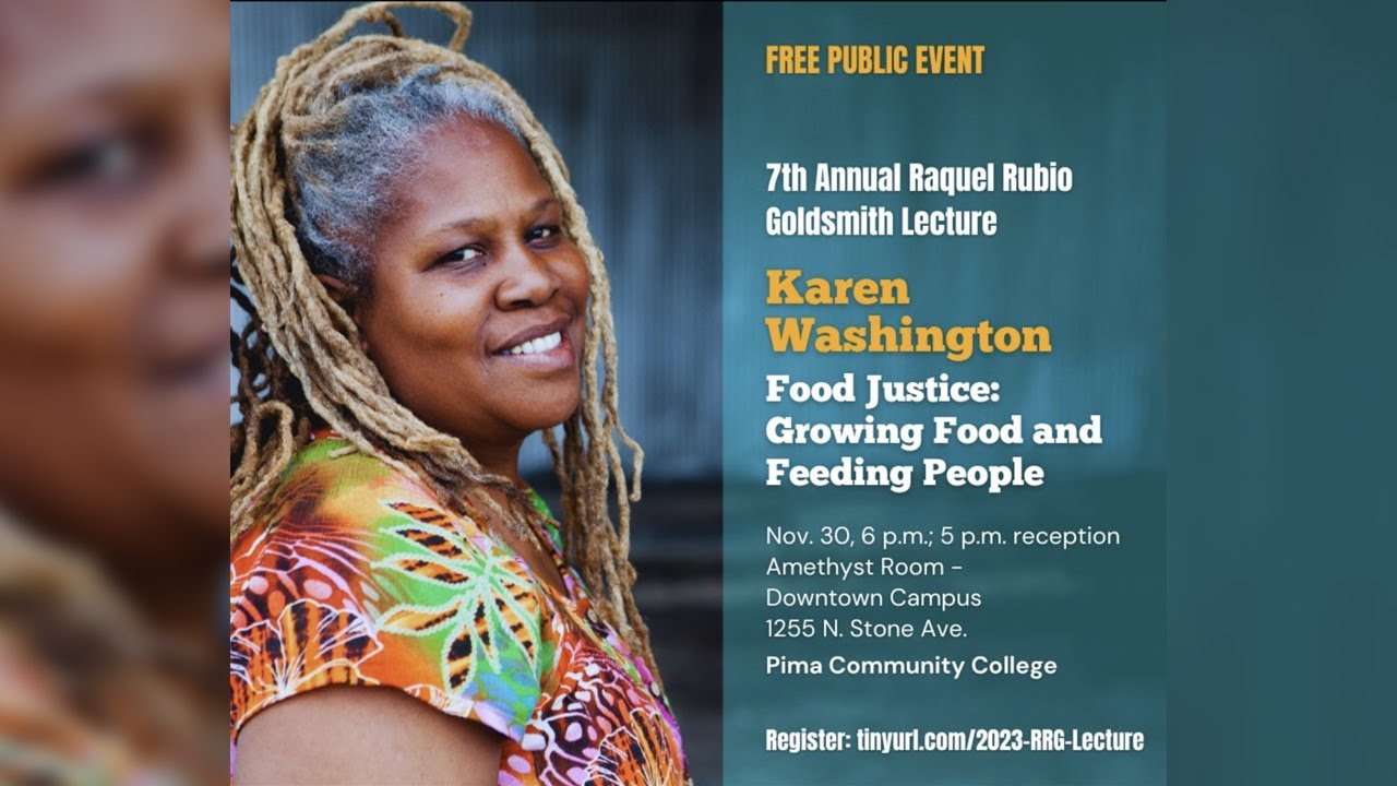 7th Annual Raquel Rubio Goldsmith Lecture: "Growing Food and Feeding ...