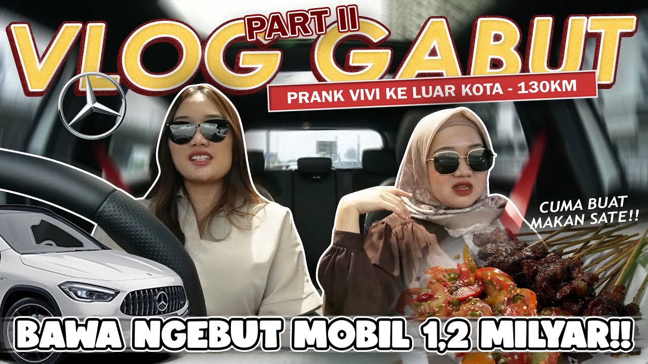 [PART 2] VLOG GABUT CULIK VIVI!! TEMPUH 130KM CUMA BUAT MAKAN SATE!! 😱 - YouTube