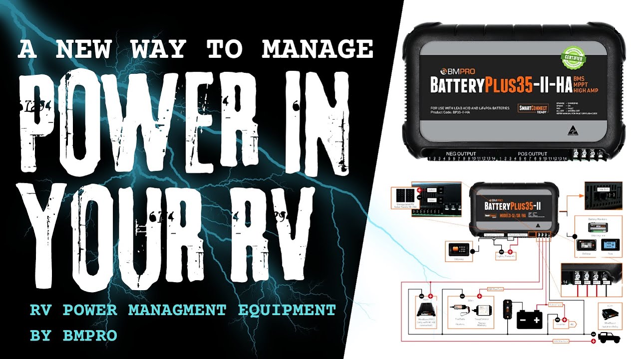 Power Management Equipment for Your RV with BMPro and MDCUSA - YouTube