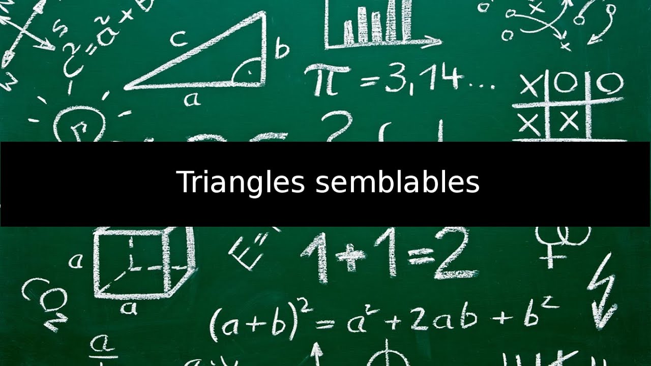 [3ème] Triangles semblables - YouTube