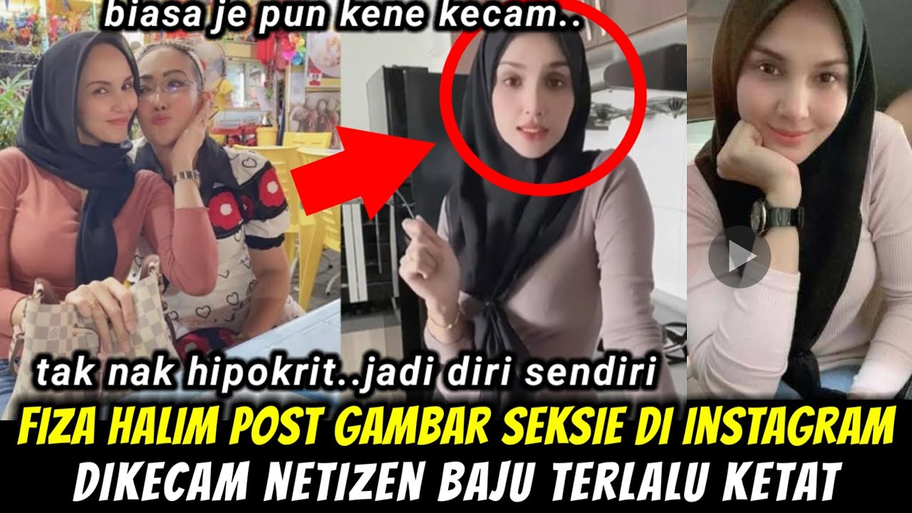 FIZA HALIM DIKECAM TERUK NETIZEN POST GAMBAR BIASA DIANGGAP SEKSI ...