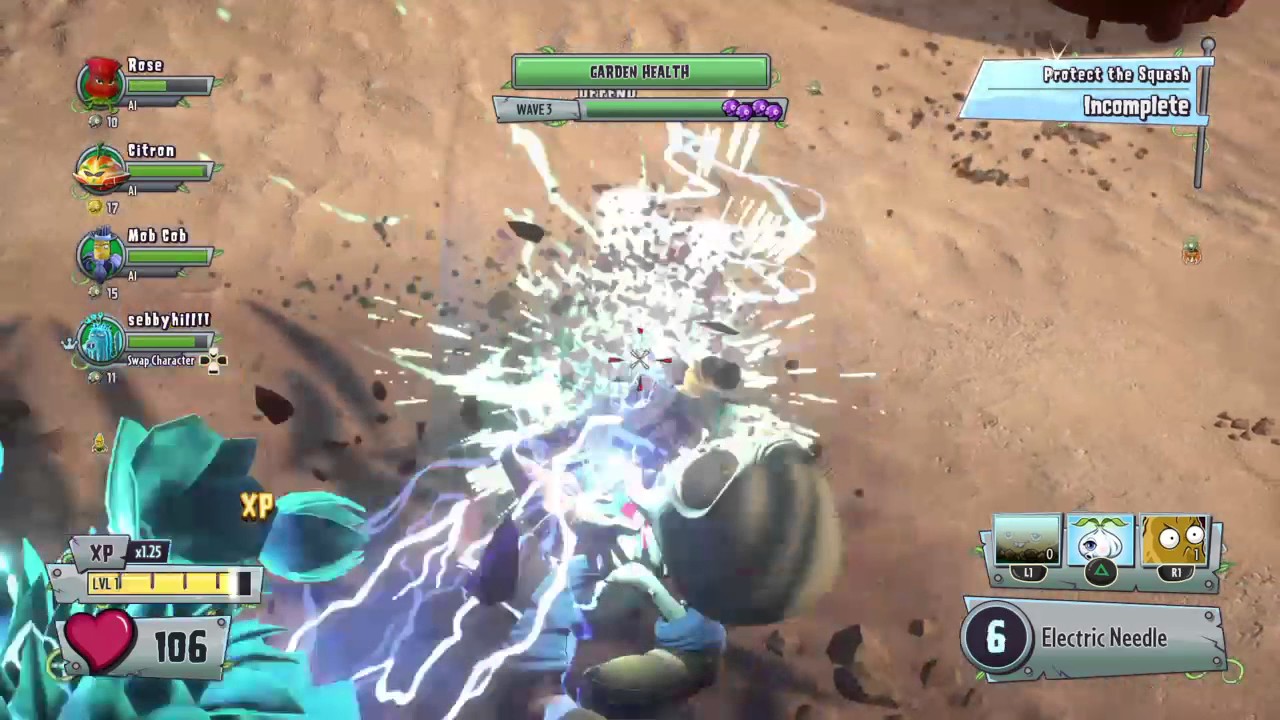 Plants vs Zombies GW2 cactus gameplay - YouTube