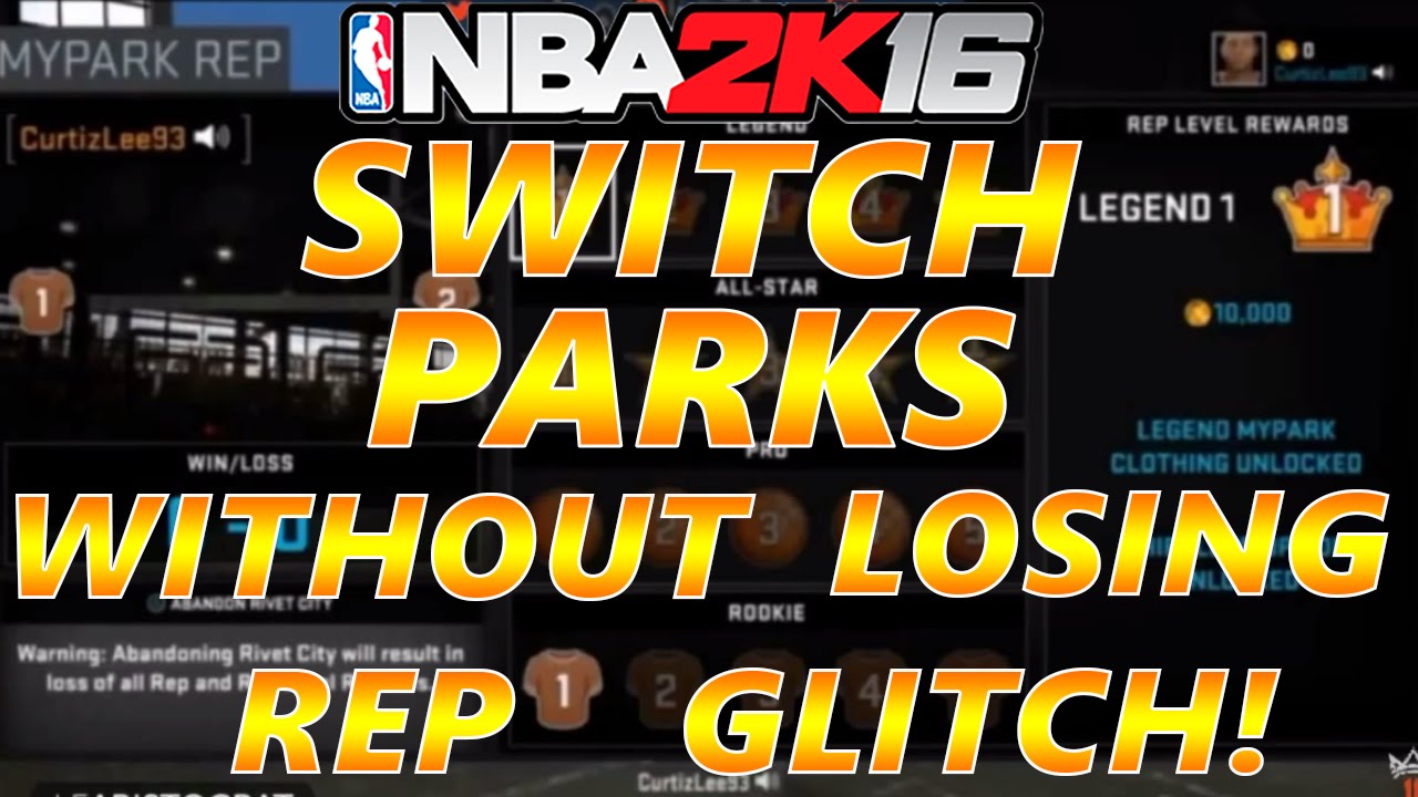 SWITCH REP GLITCH TUTORIAL NBA 2K16 XBOX 1 PS4 - YouTube