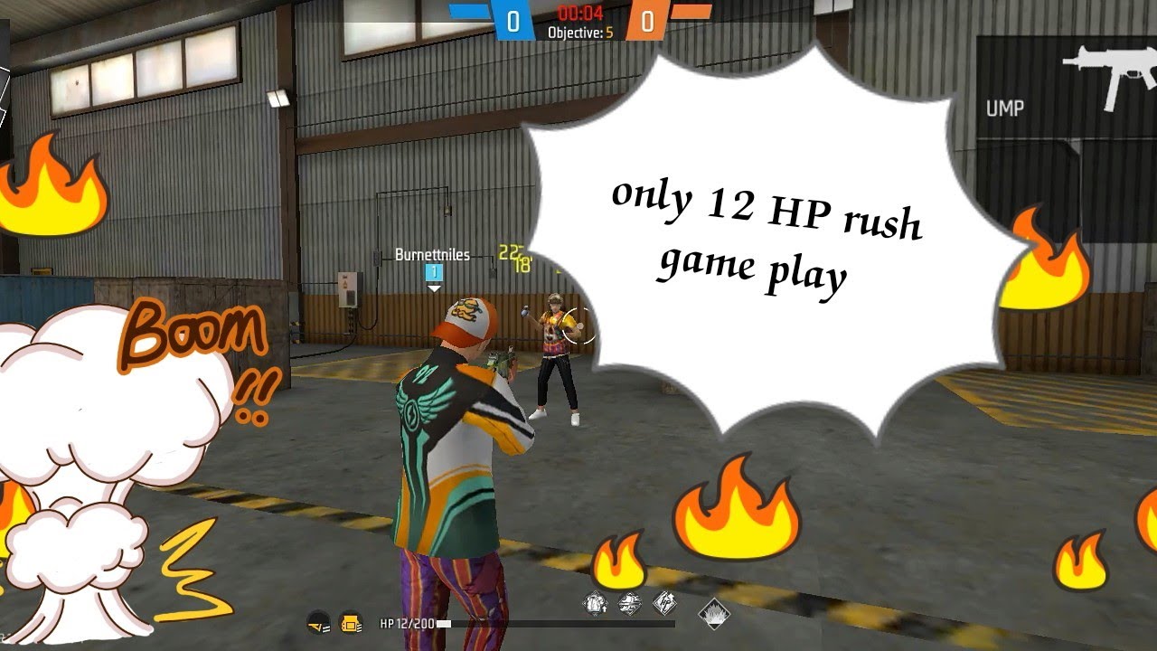 lone wolf gamer play 4kill Booyah best game play 12 HP rush game play - YouTube