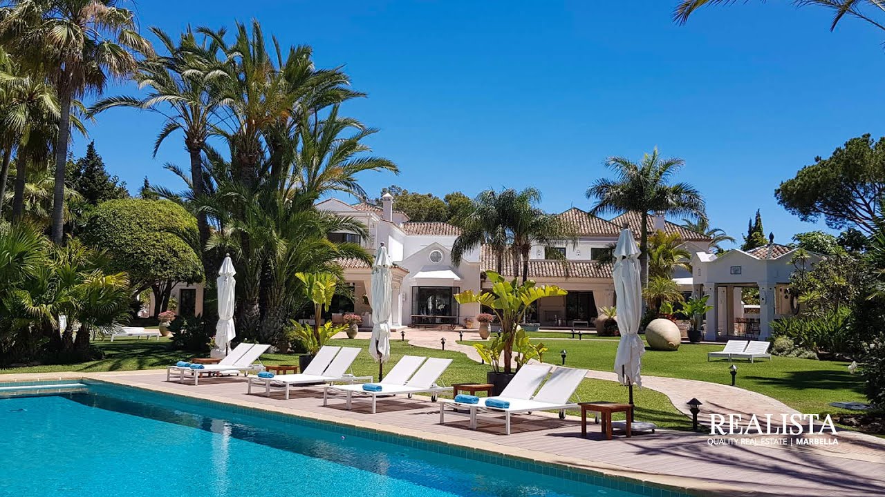 New Marvelous Beachside Villa Guadalmina | Marbella - YouTube