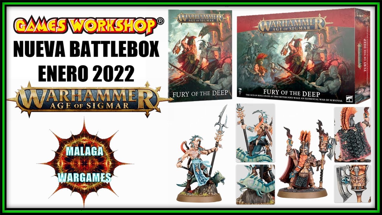 Nueva BattleBox Warhammer Age of Sigmar Fury of the Deep - YouTube