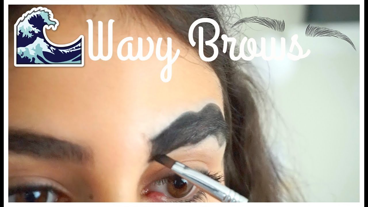 The wavy brows !!! حواجب الأمواج - YouTube
