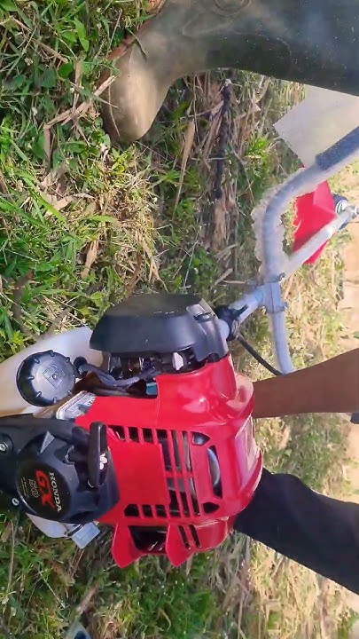 Honda GX50 brush cutter starting up for the first time #agro #automobile #agricuture - YouTube